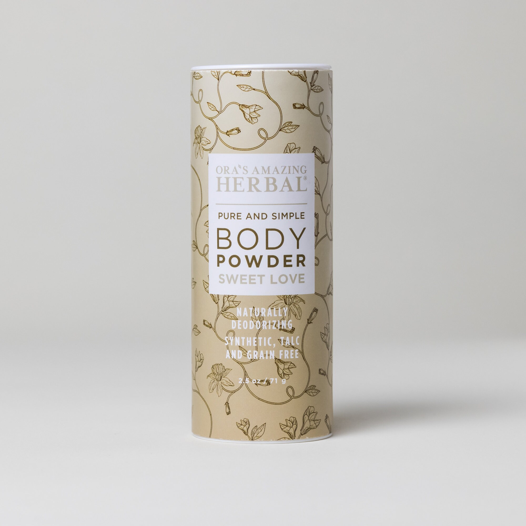 Sweet Love Body Powder, Talc Free Body Powder, Cornstarch Free Dusting ...