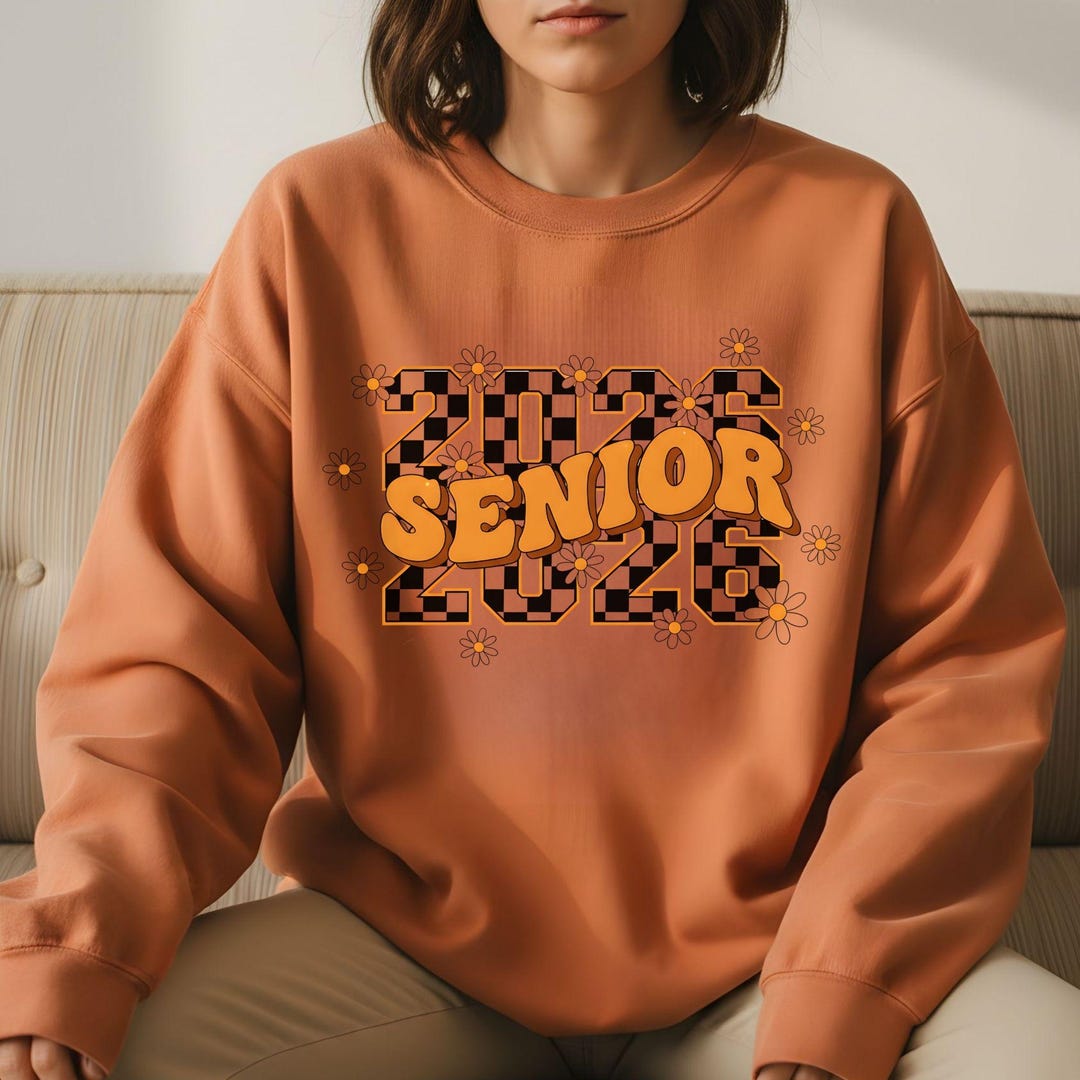 Class of 2026 Senior PNG - Retro Varsity Graduation Art - Collegiate ...