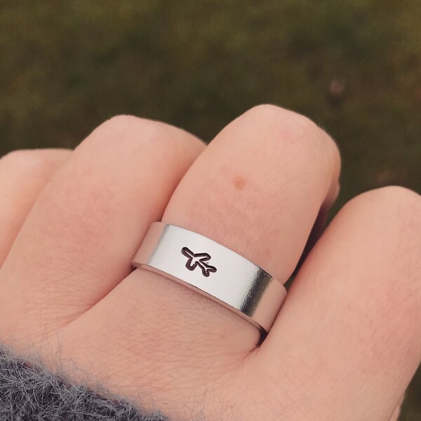 Flying Airplane Ring - Etsy
