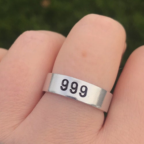 999 Ring Men Women Gift Silver Handmade Adjustable Silver - Etsy
