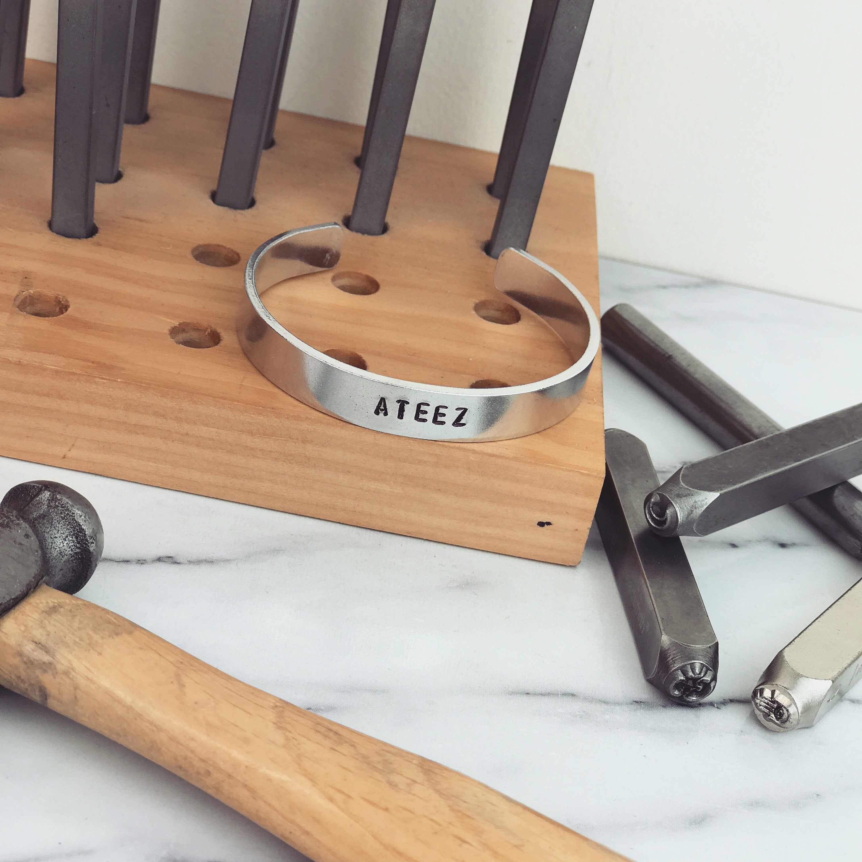 Ateez Kpop Handmade Bracelet Atiny Hala Hala WooYoung San | Etsy