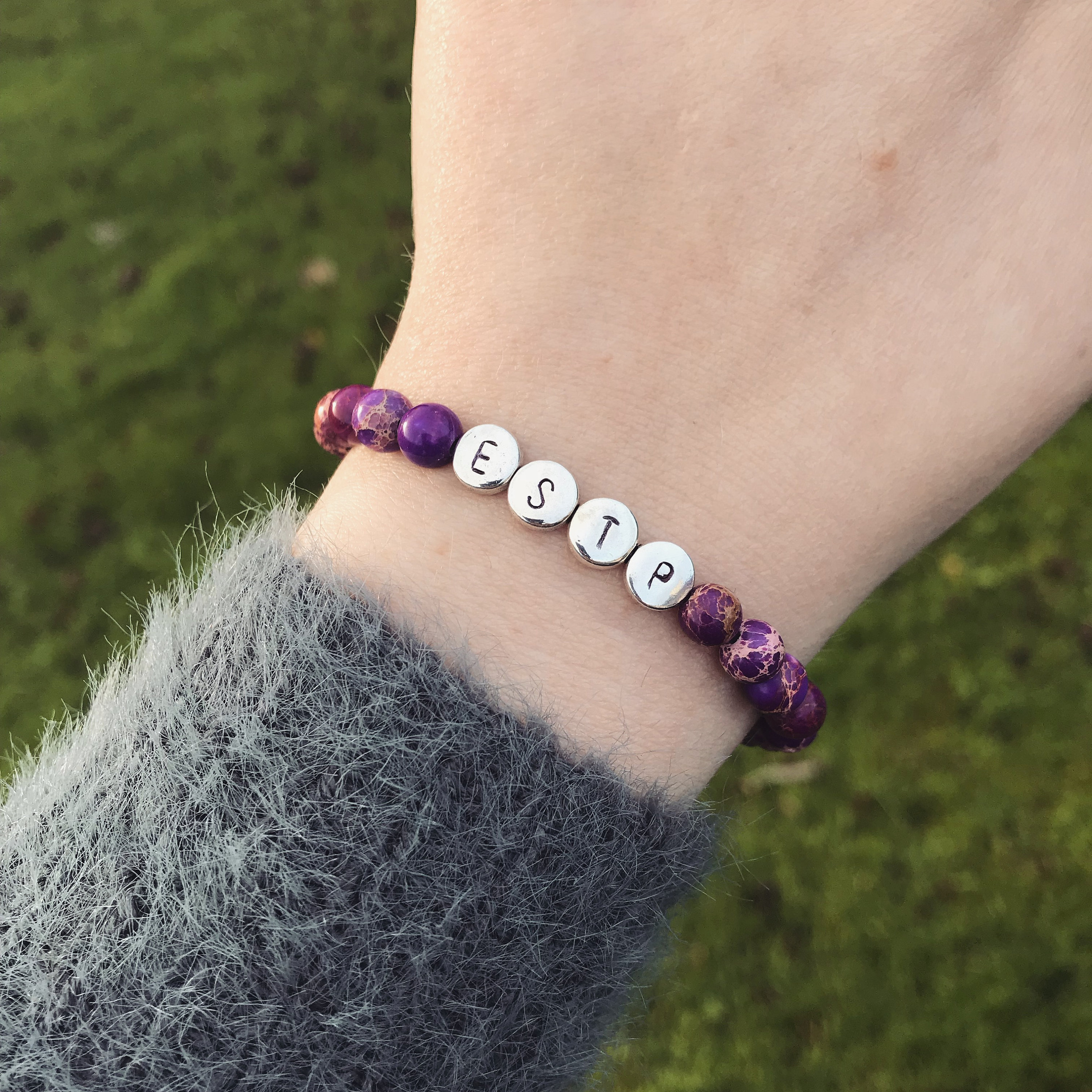 MBTI Myers Briggs Personality Type Beaded Bracelet Infj Intj | Etsy Canada