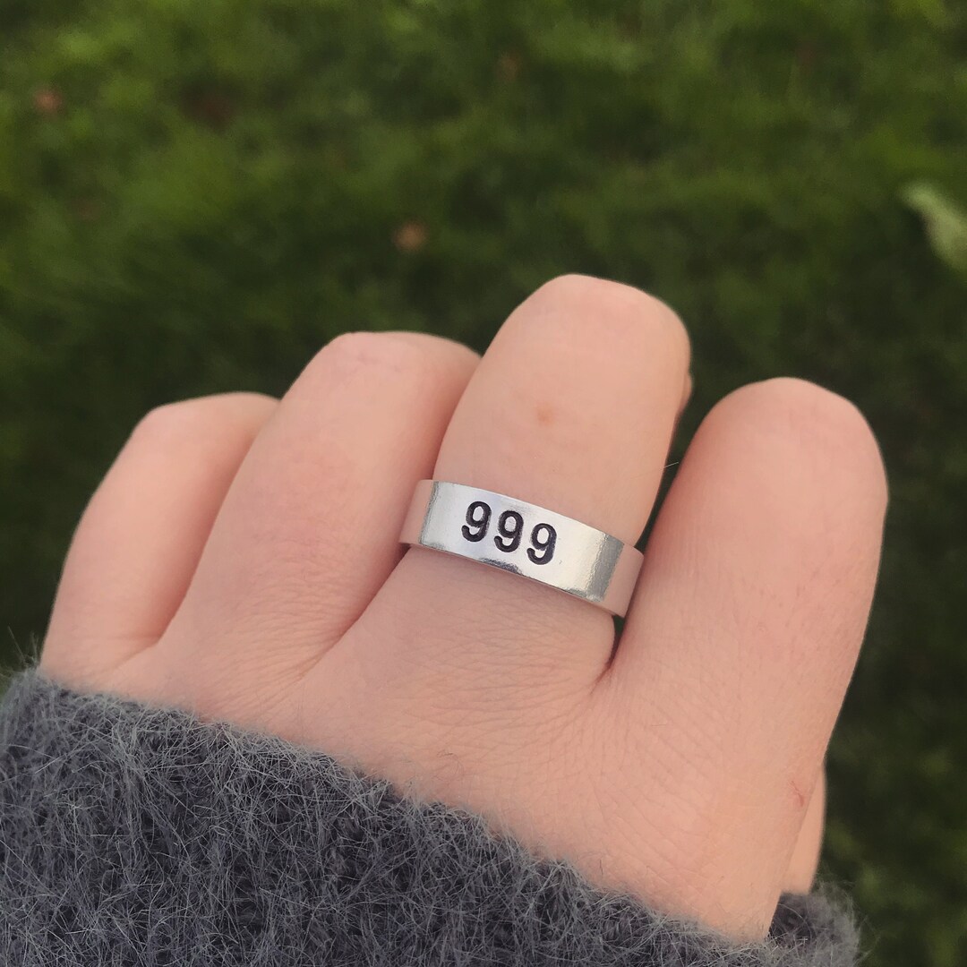999 Ring Men Women Gift Silver Handmade Adjustable Silver - Etsy