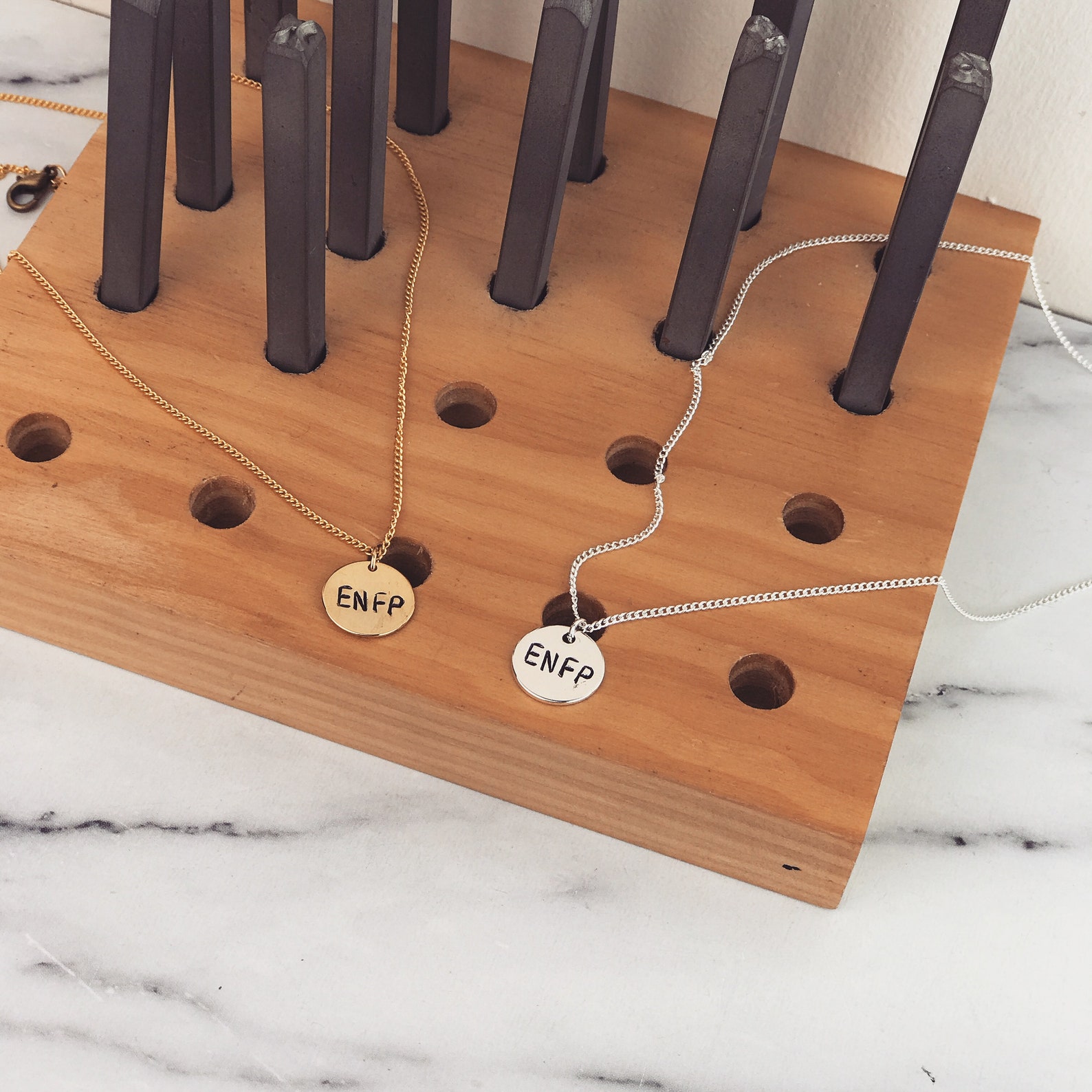 MBTI Myers Briggs Personality Type Necklace Infj Intj Intp | Etsy Canada