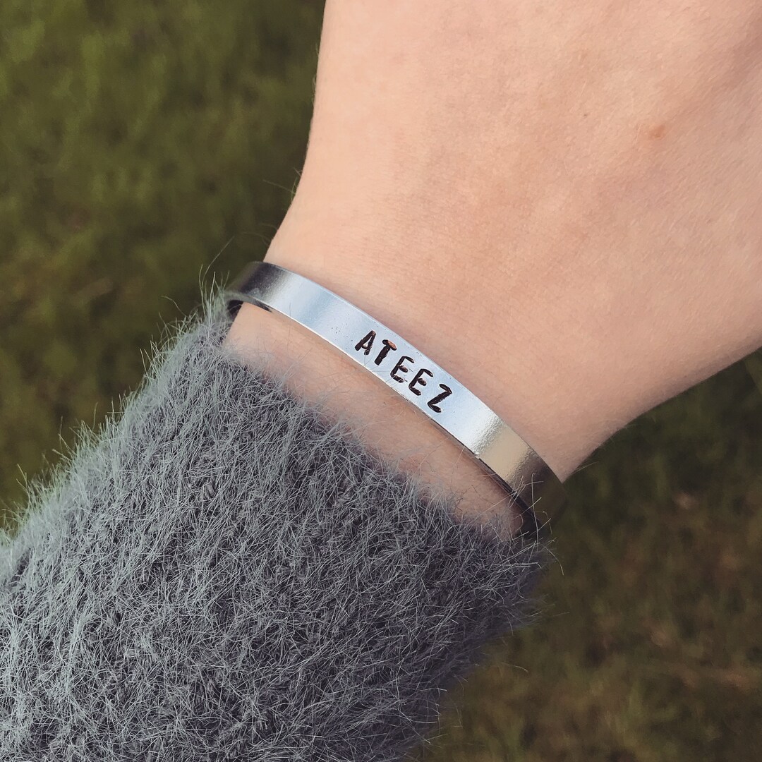 Ateez Kpop Handmade Bracelet Atiny Hala Hala Wooyoung San - Etsy