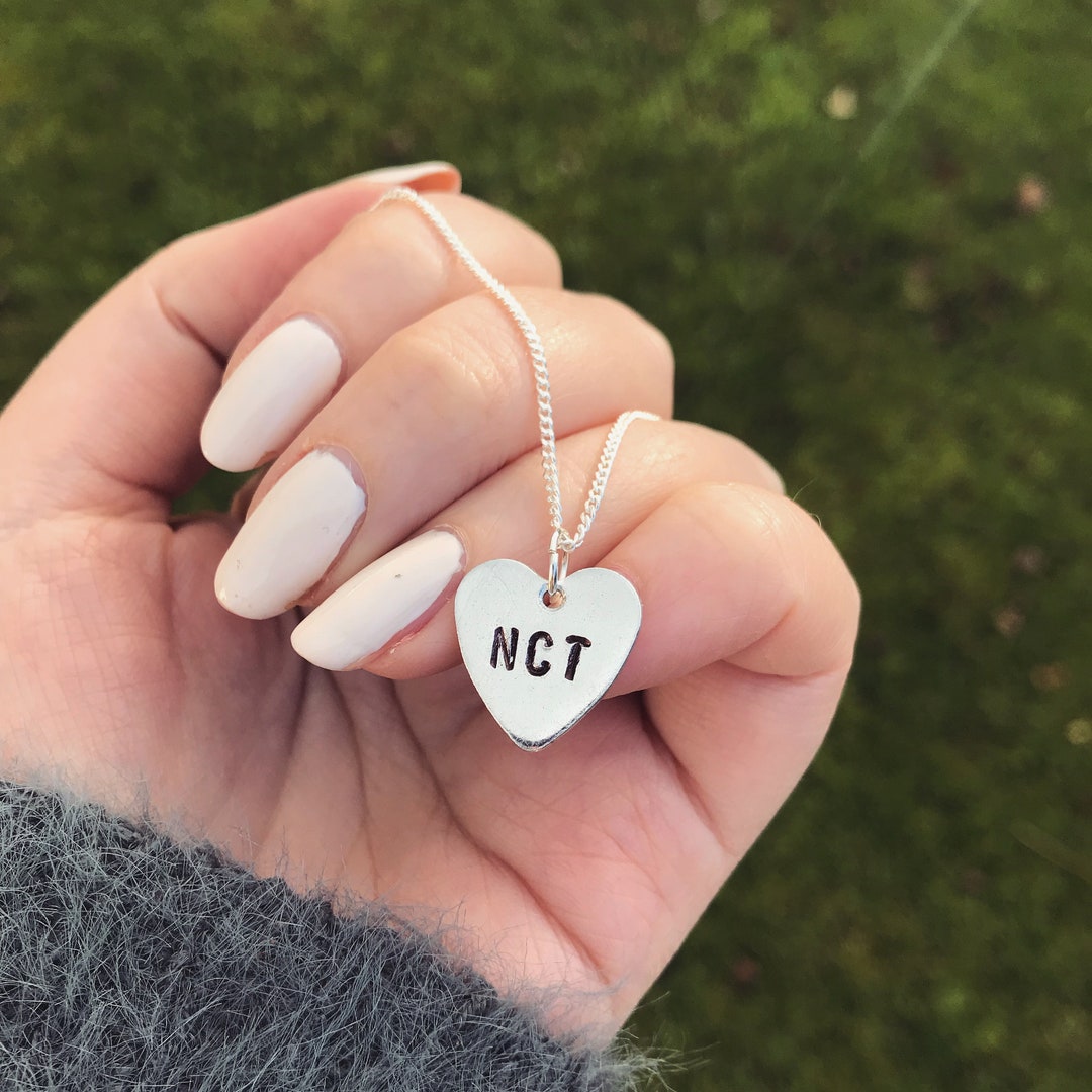 NCT Heart Necklace Silver 127 U Dream 2018 Nctzen Kpop Fan - Etsy