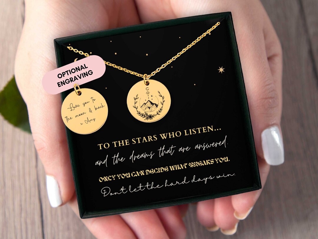 ACOTAR Necklace, Personalized ACOTAR Merch, Throne of Glass, ACOTAR ...