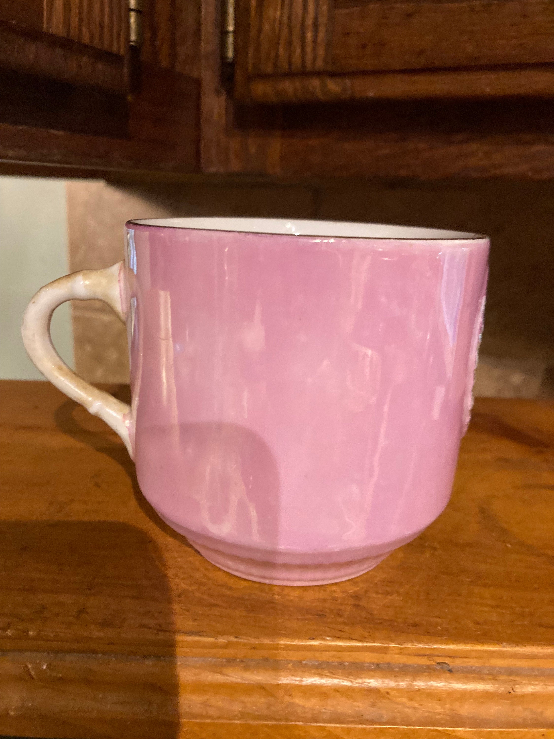 Antique German Luster Wear Gold Porcelain Cup Early 1900shand Painted ...