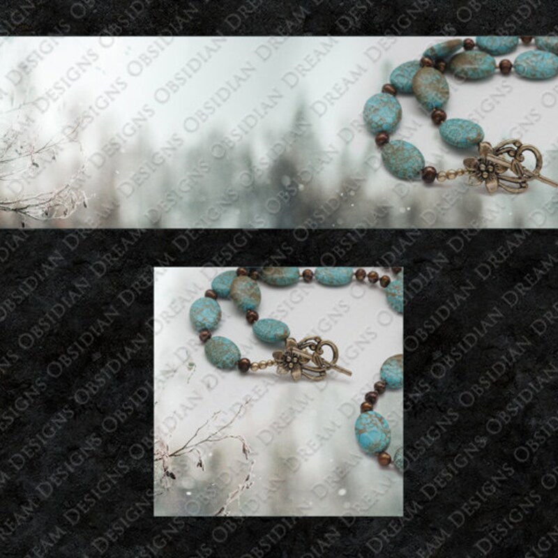 Turquoise Banner - Etsy