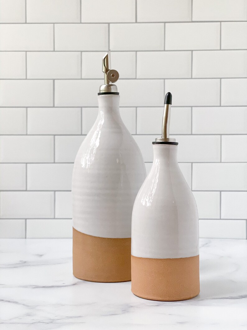 Large 30oz Rustica Oil Bottle Spout Insert - Etsy