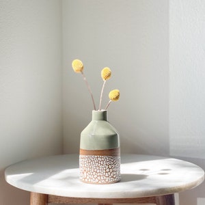 Crackle Farm Table Bud Vase - Etsy