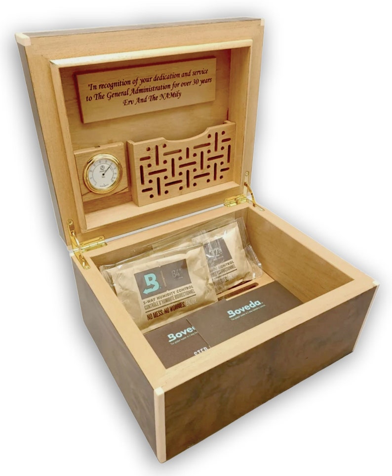 50 Count Inlaid Custom Humidor Made in the U.S. Free Shipping - Etsy