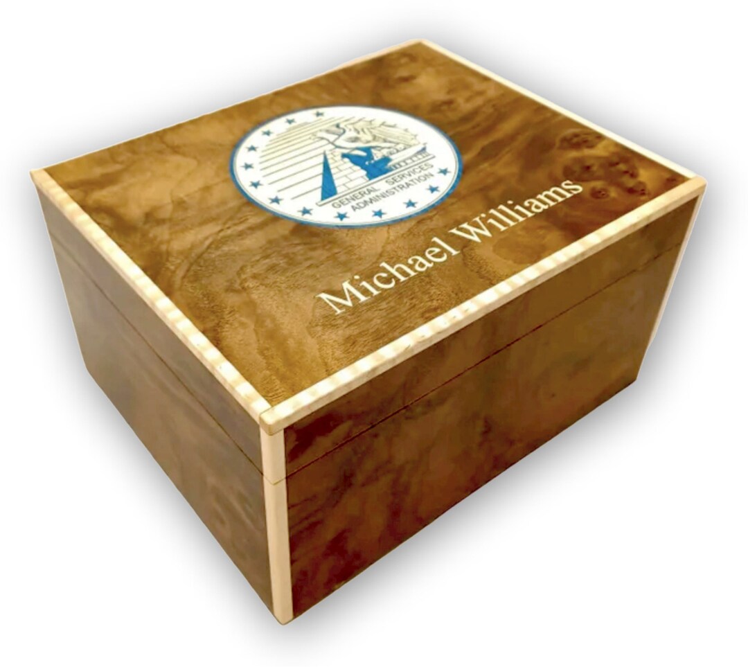 50 Count Inlaid Custom Humidor Made in the U.S. Free Shipping and ...