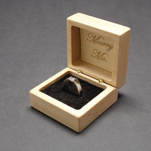 Ring Box Inlaid With Polar Bears. Free Shipping and Engraving. - Etsy