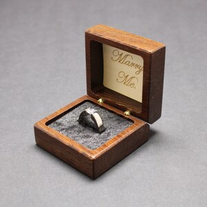 Ring Box With Inlaid Lotus. Free Engraving and Shipping. RB-73 - Etsy