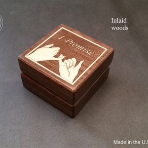 Ring Box Engagement Ring Box Wedding Box Pinky Promise With | Etsy