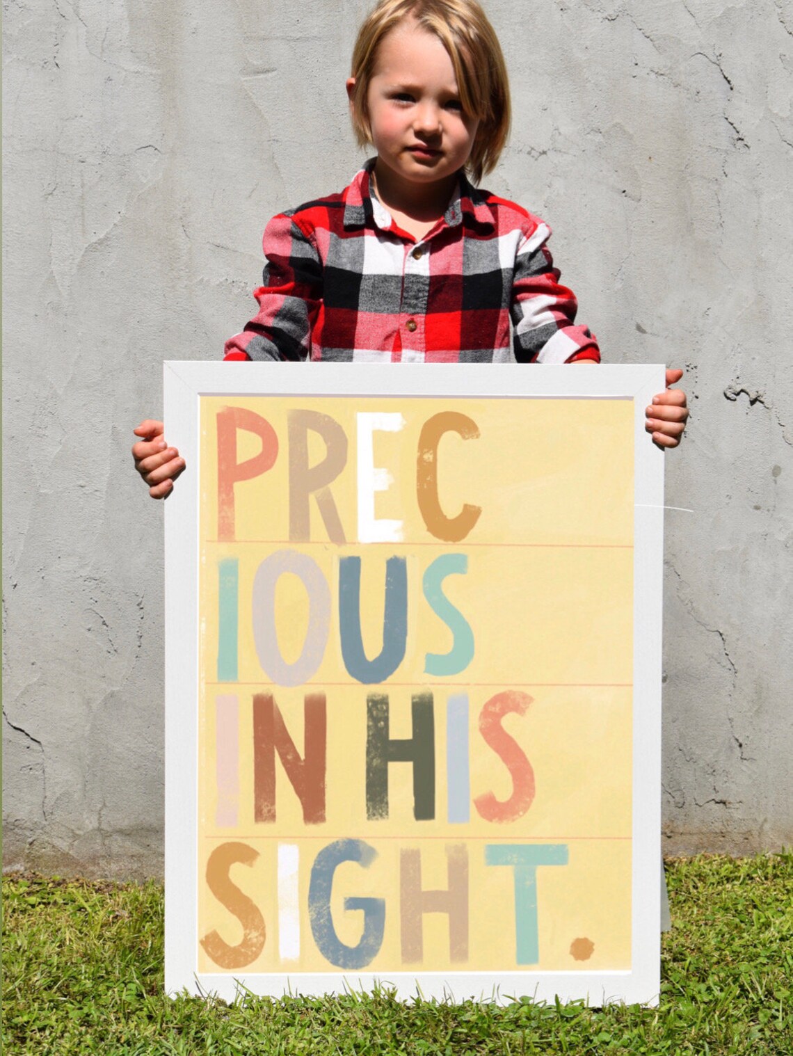 Precious in His Sight Original Art Print - Etsy