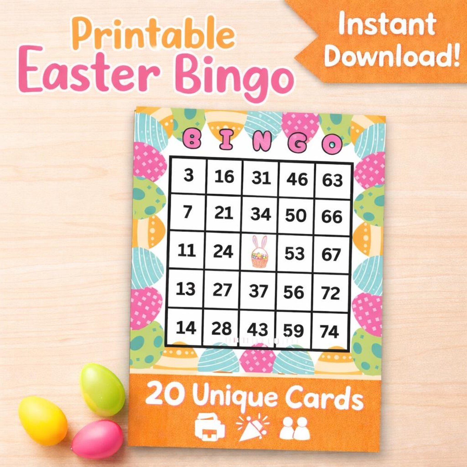 Printable Easter Bingo - Etsy