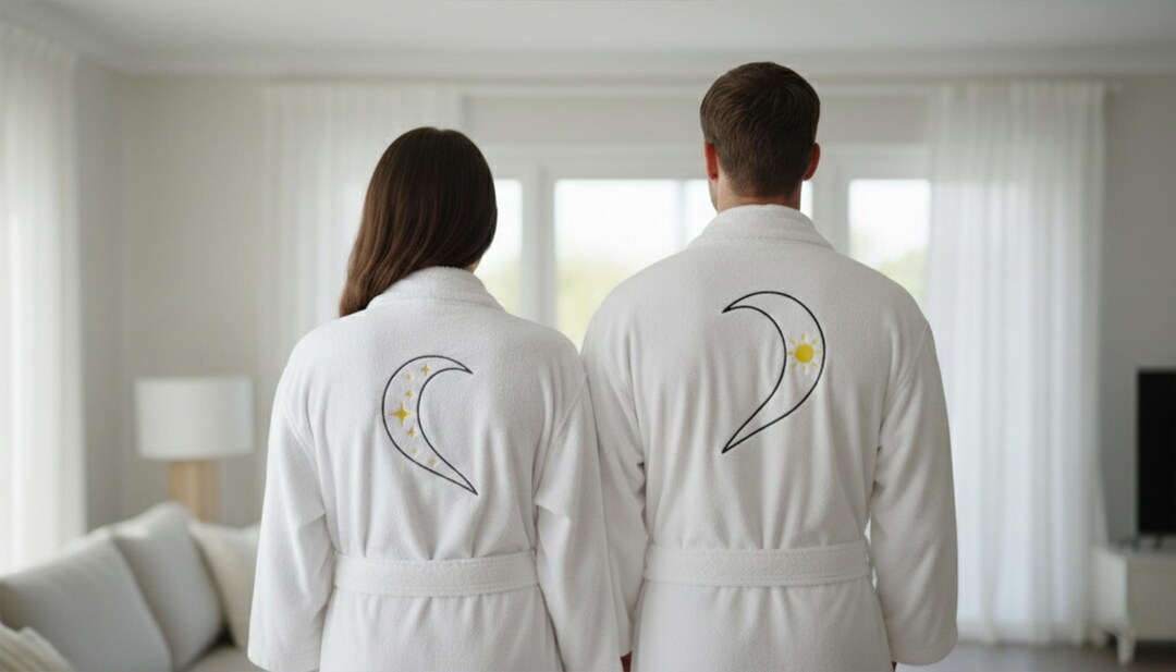 Sun & Moon Heart Embroidery Design | PES File | Couples Embroidery - Etsy