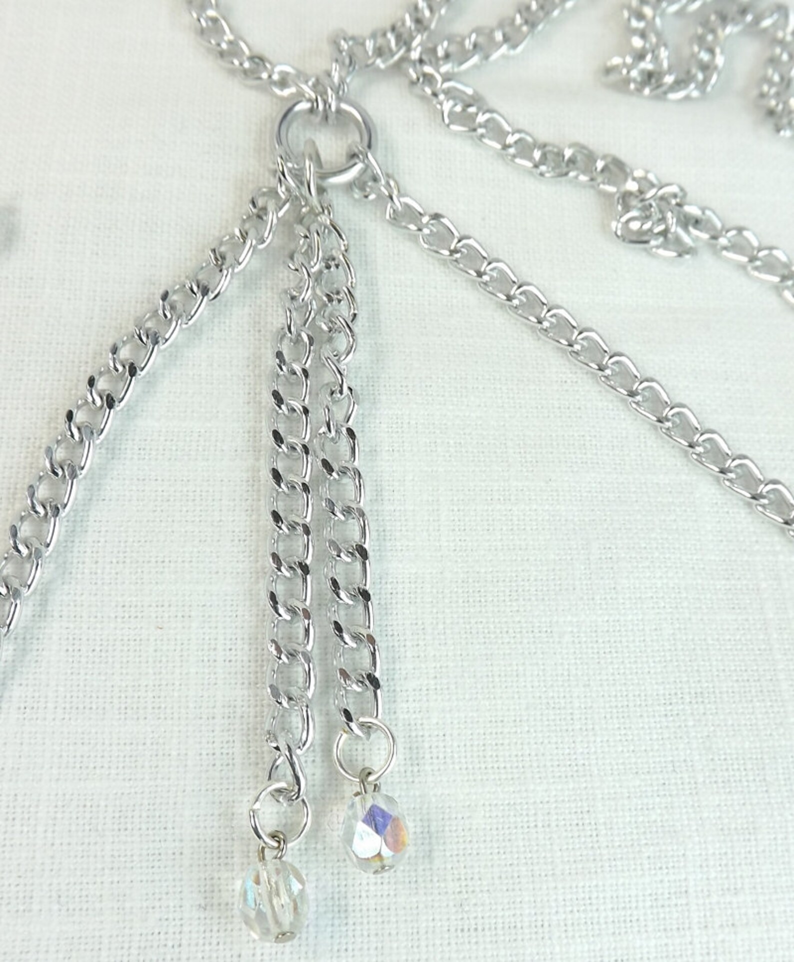 Cross Body Chains Crystals Body Jewelry Belly Chains Bdsm Fetish ...