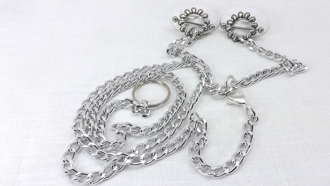 Claw Shields With Barbells Connector Chains and Chain Leash - Etsy