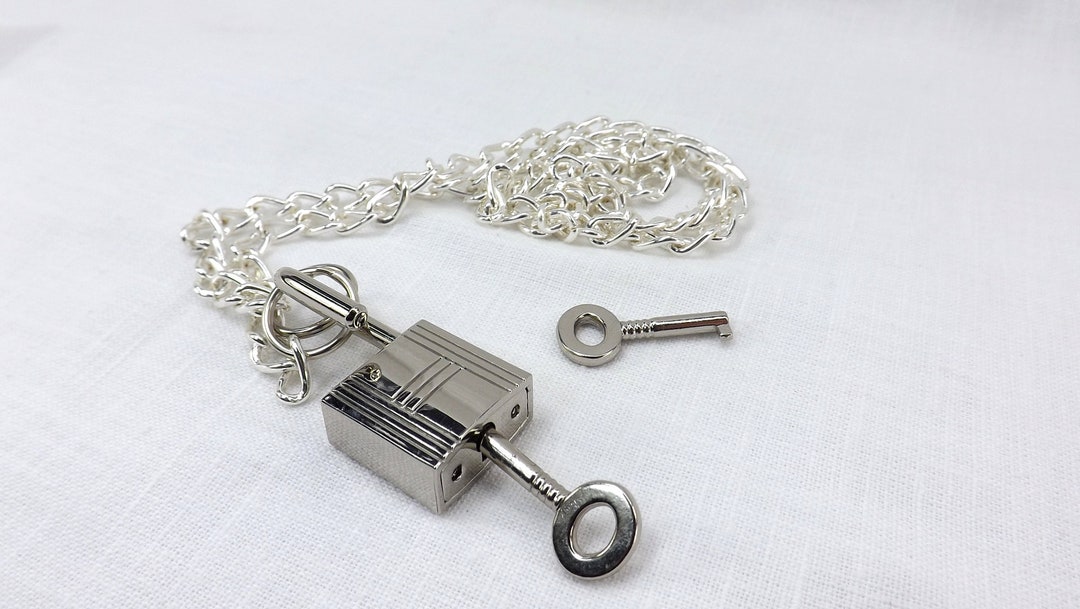 Locking Belly Chain Bdsm Jewelry Steel Belly chain with chrome lock ...