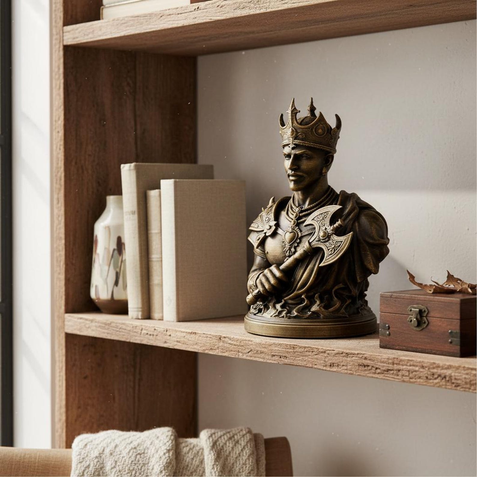 Shango Statue for Justice and Strength | Chango Orisha of Thunder ...