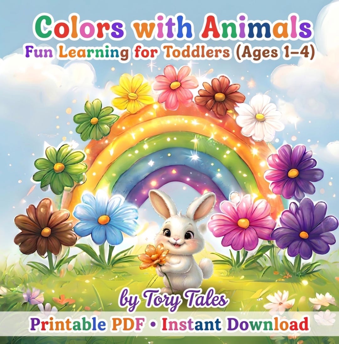 Toddler Color Learning Book Printable | Learn Colors With Animals ...