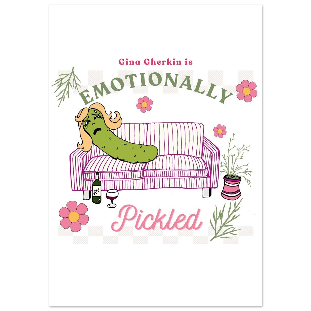 Pickle Fine Art Poster - Etsy