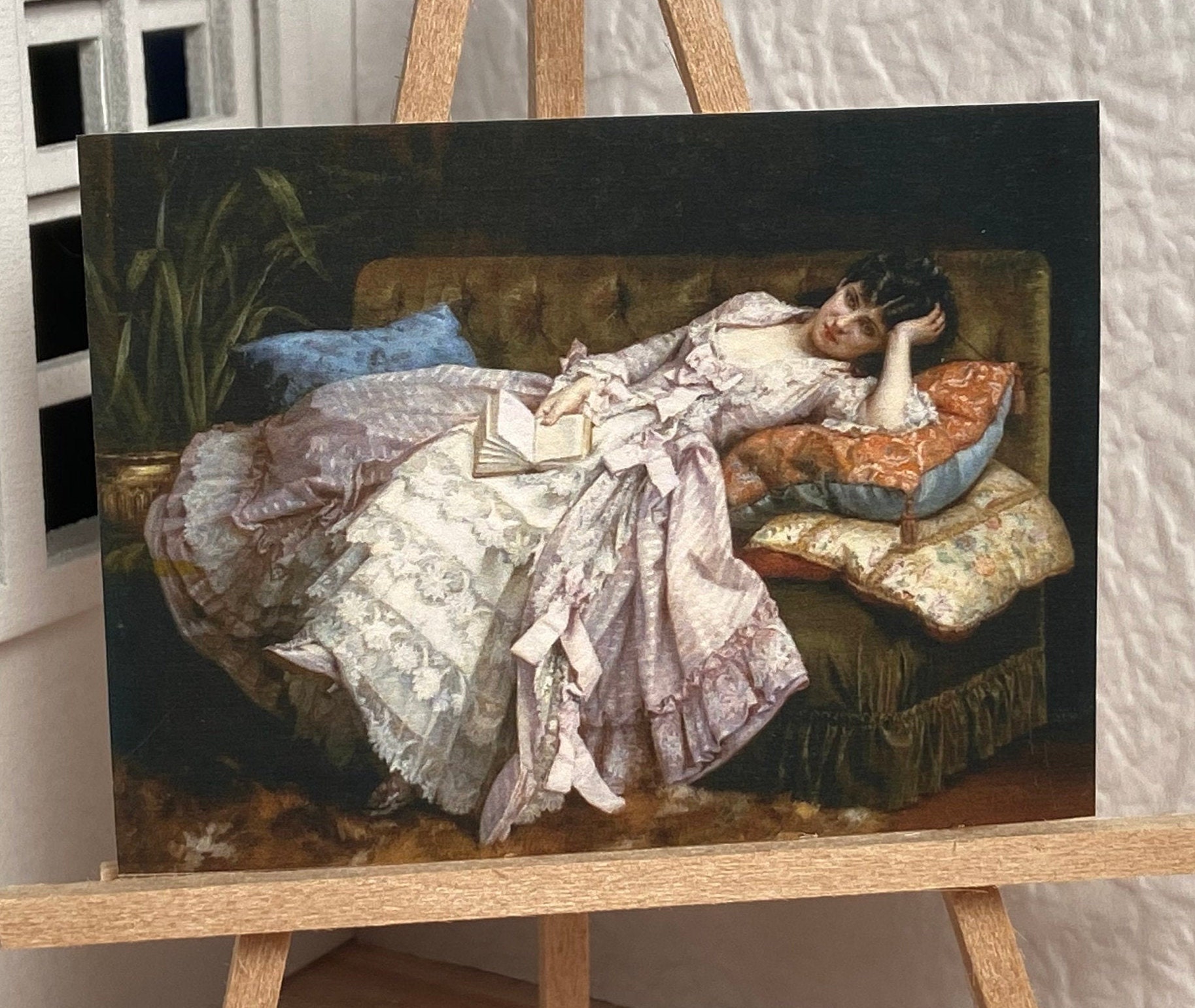 Miniature Dollhouse Room Box Wall Art Painting Toulmouche Far | Etsy