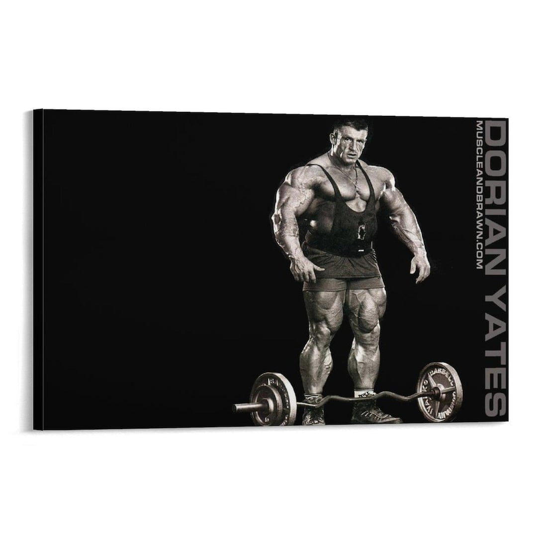 Weight Lifting Muscular Man Bodybuilding Artwork Posterwall Painting ...
