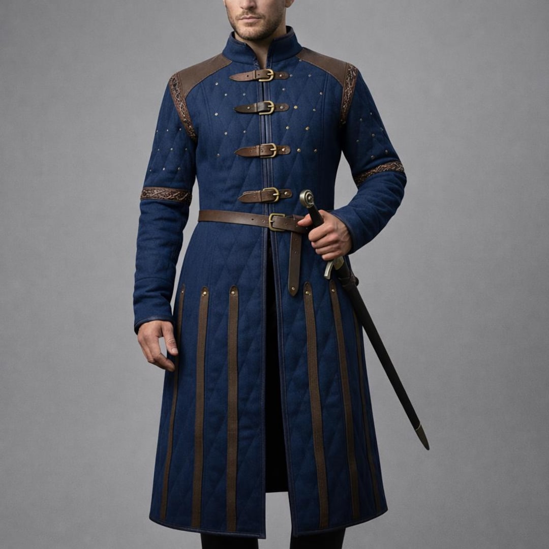 Gambeson Medievale Imbottito Spesso - Gambeson Faire Rinascimentale ...