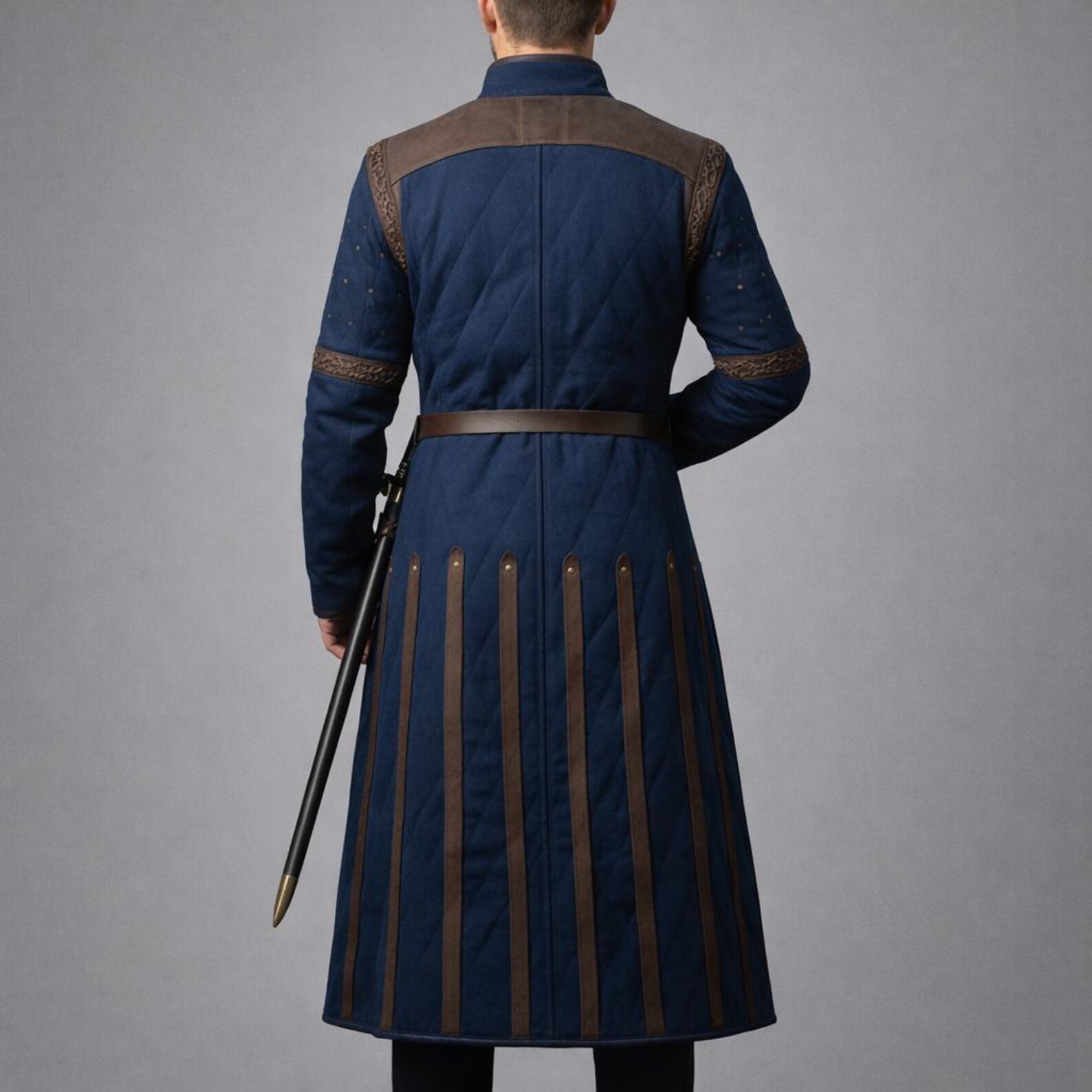Gambeson Medievale Imbottito Spesso - Gambeson Faire Rinascimentale ...