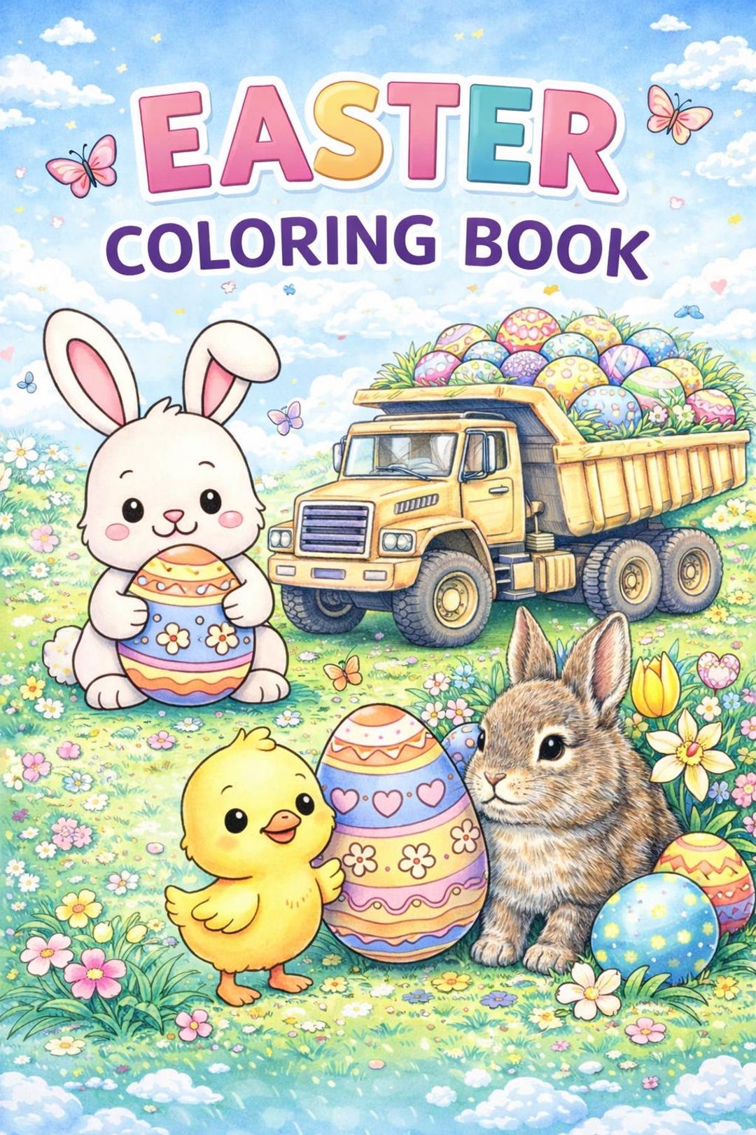 Cute Easter Coloring Pages for Kids | 46 Fun and Easy Designs – Ages 3 ...