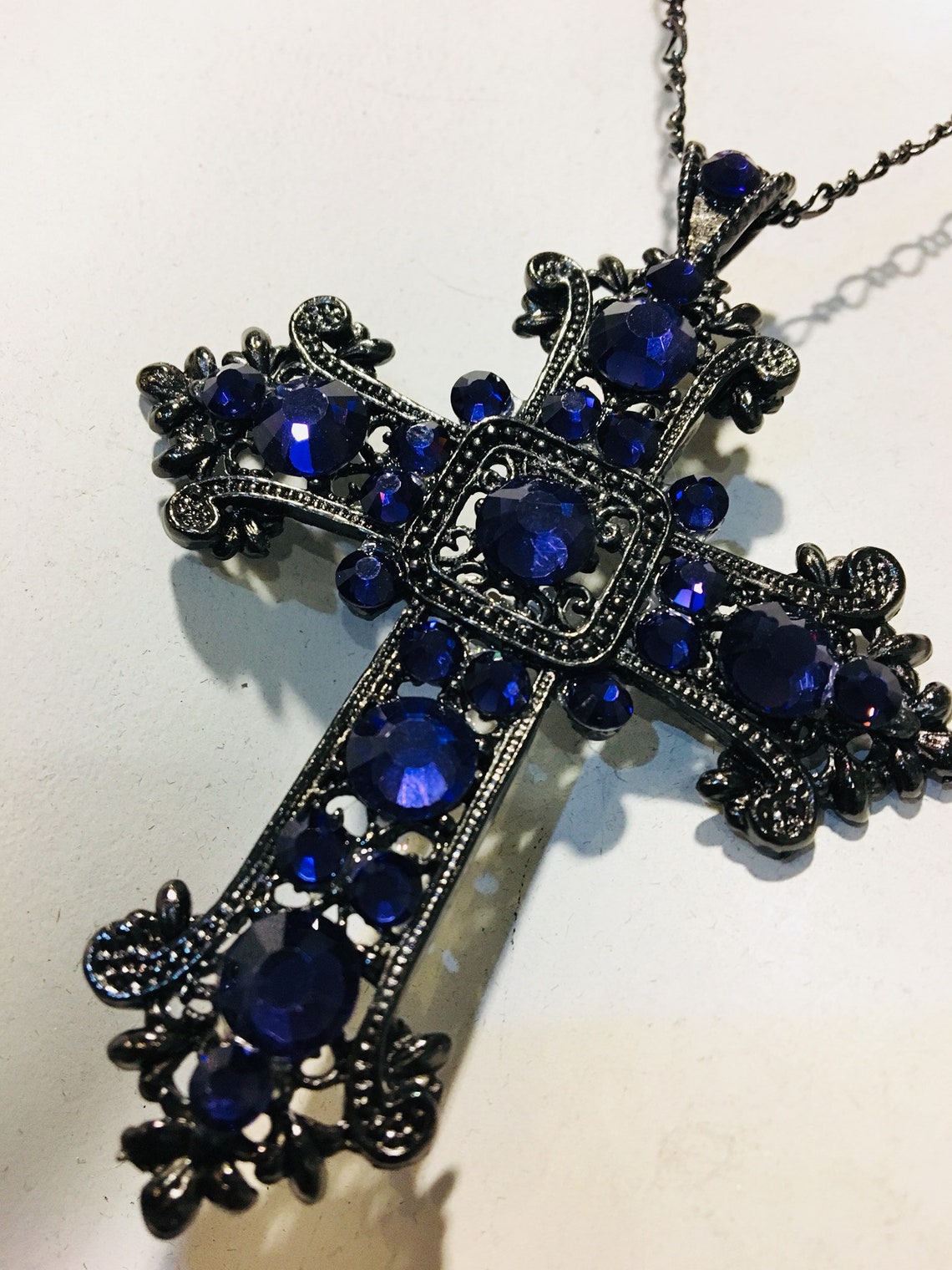 Purple Velvet Renaissance Cross - Etsy