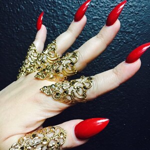 Set of 5 Adjustable Knuckle Rings - Etsy