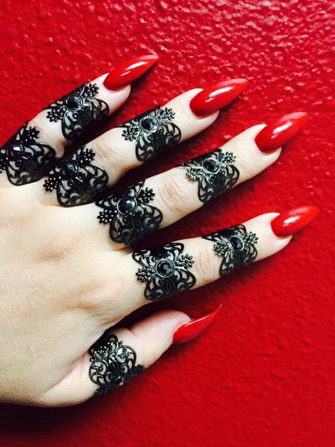 Henna Tattoo Rings. Set of 9 - Etsy