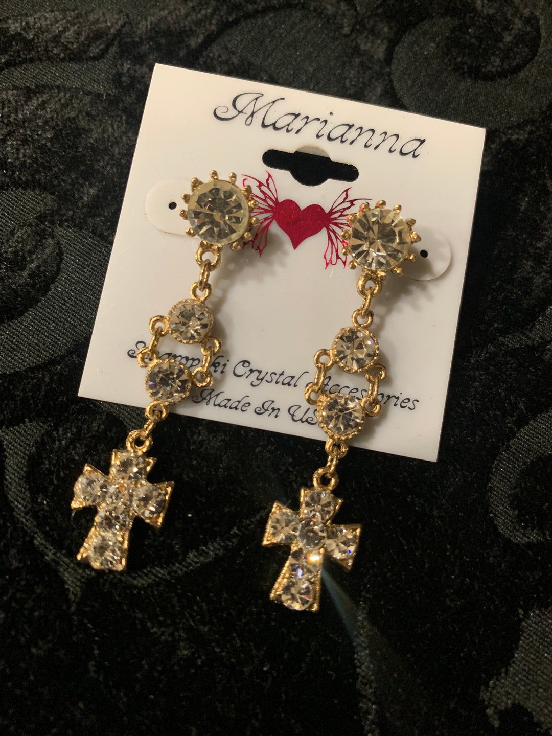 Lilith Cross Earrings - Etsy