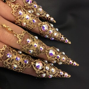 Gold Finger Glove - Etsy