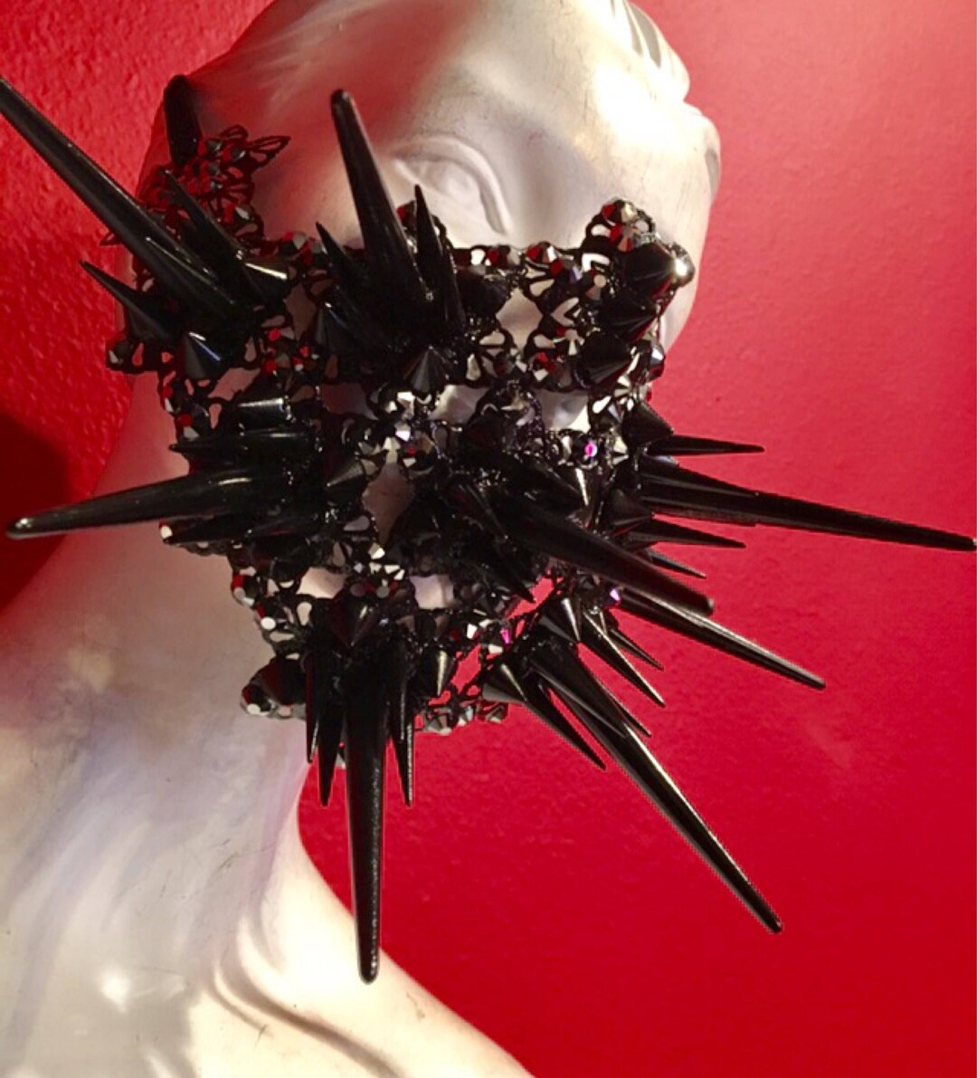 Spiked Knight Mask or Headpiece - Etsy