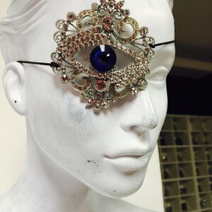 Couture Blue Eye Patch - Etsy