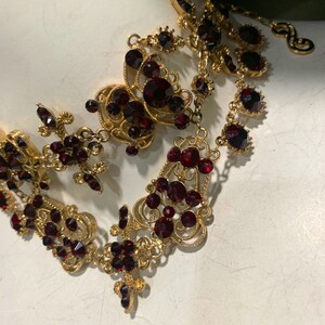 Princess Choker Red and Gold. - Etsy
