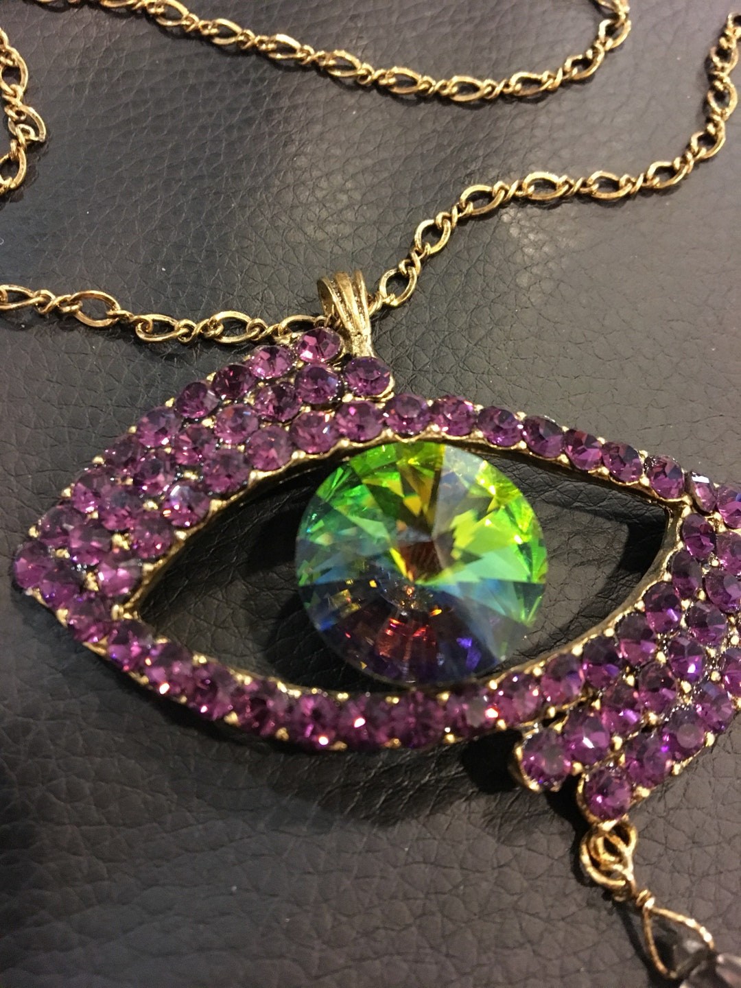 Amethyst Vitral Eye - Etsy