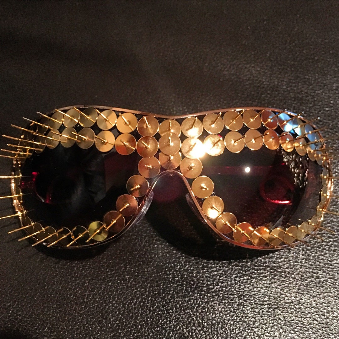 Spiked Sunglasses - Etsy