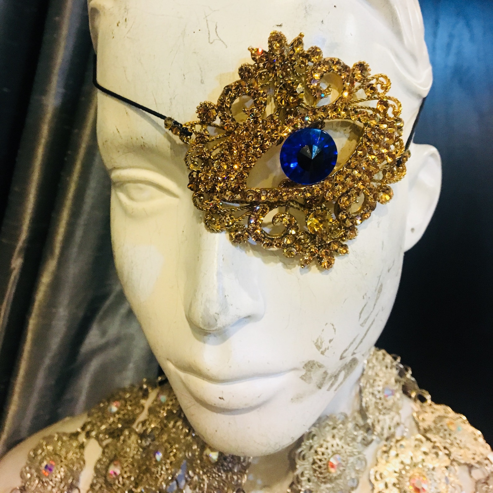 Couture Golden Eyepatch - Etsy