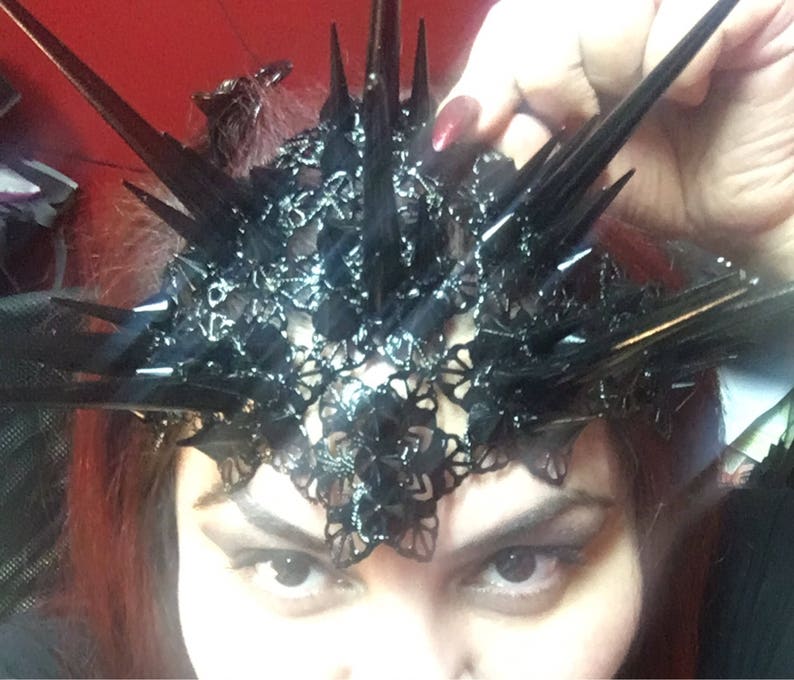 Spiked Knight Mask or Headpiece | Etsy
