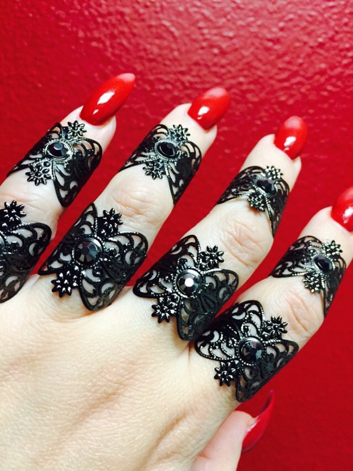 Henna Tattoo Rings. Set of 9 - Etsy