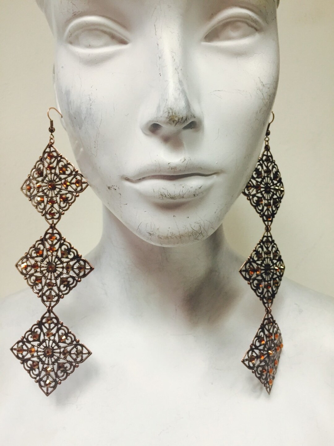 Crystal Light Earrings - Etsy