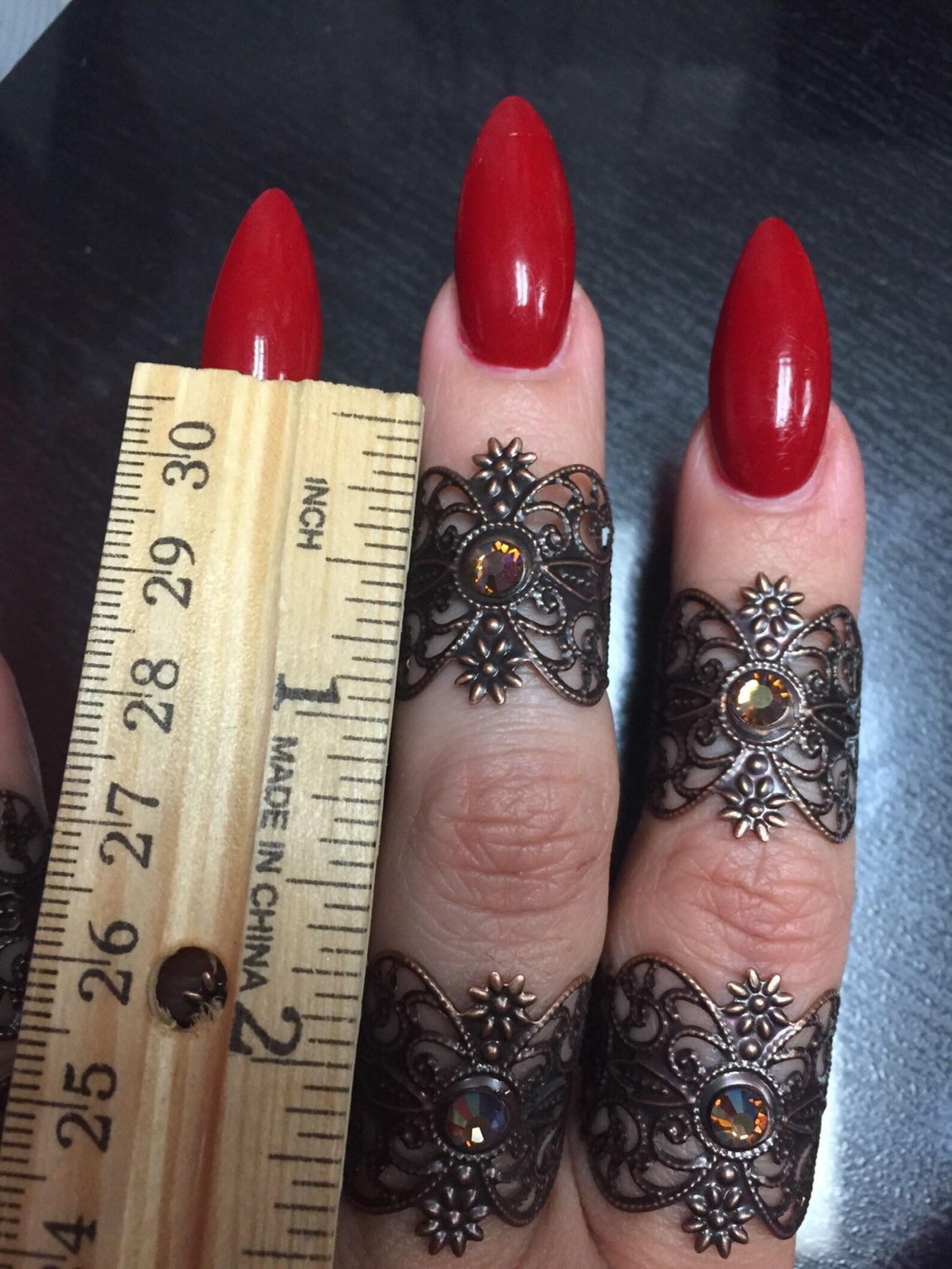 Henna Tattoo Rings. Set of 9 | Etsy