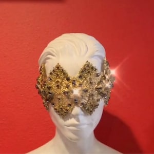 Golden Goddess Mask/headband - Etsy